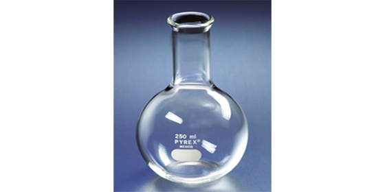 Corning – Pyrex – Flask, Florence, Boiling, Flat Bottom, Long Neck ...